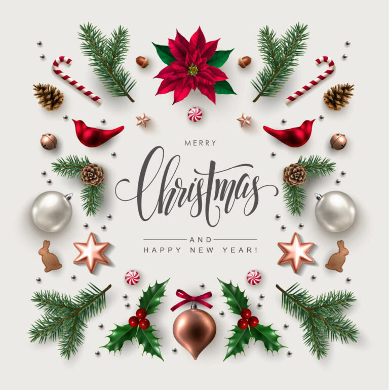 200+ Christmas Cards One Liners – XMAS Captions 2025 - Quotes Square