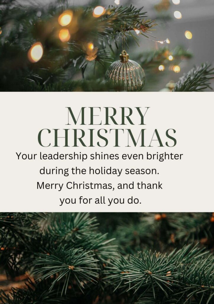 50 Best Merry Christmas Wishes for Boss 2025 with Images - Quotes Square