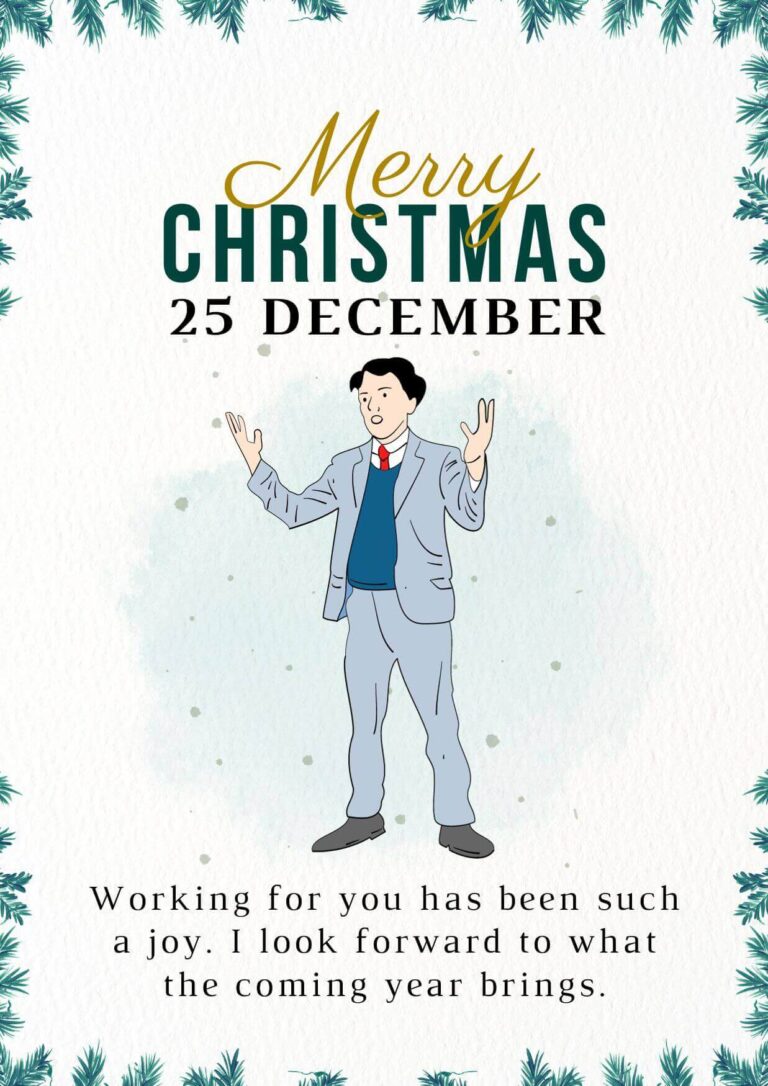 50 Best Merry Christmas Wishes for Boss 2025 with Images - Quotes Square