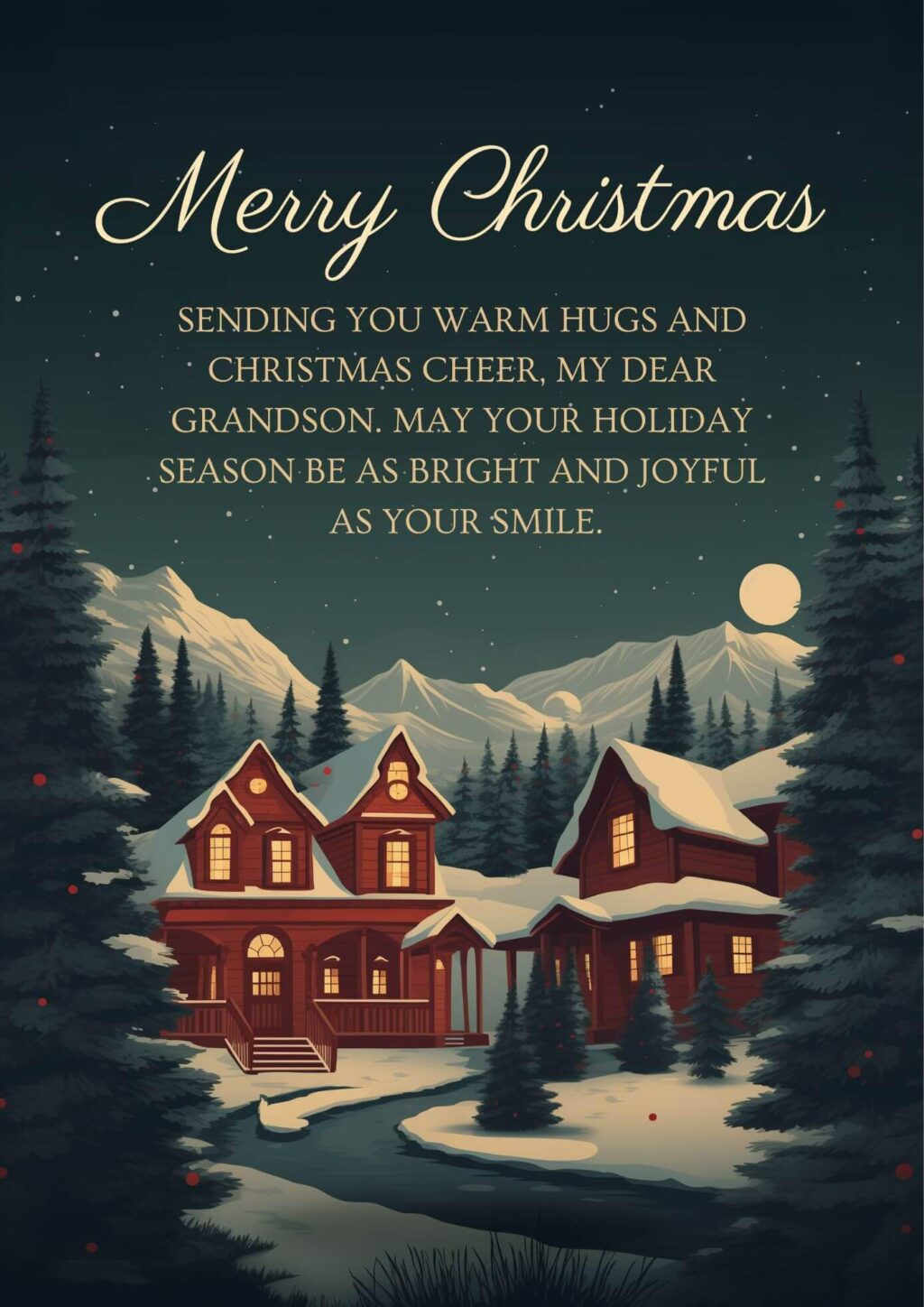 100 Best Merry Christmas Wishes for Grandson 2025 - Quotes Square