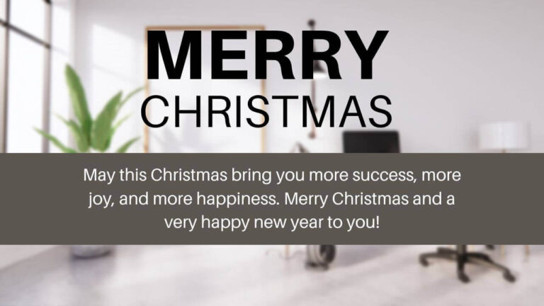 70 Merry Christmas Wishes for Colleagues 2025 with Images - Quotes Square