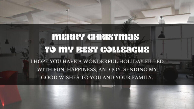 70 Merry Christmas Wishes for Colleagues 2025 with Images - Quotes Square