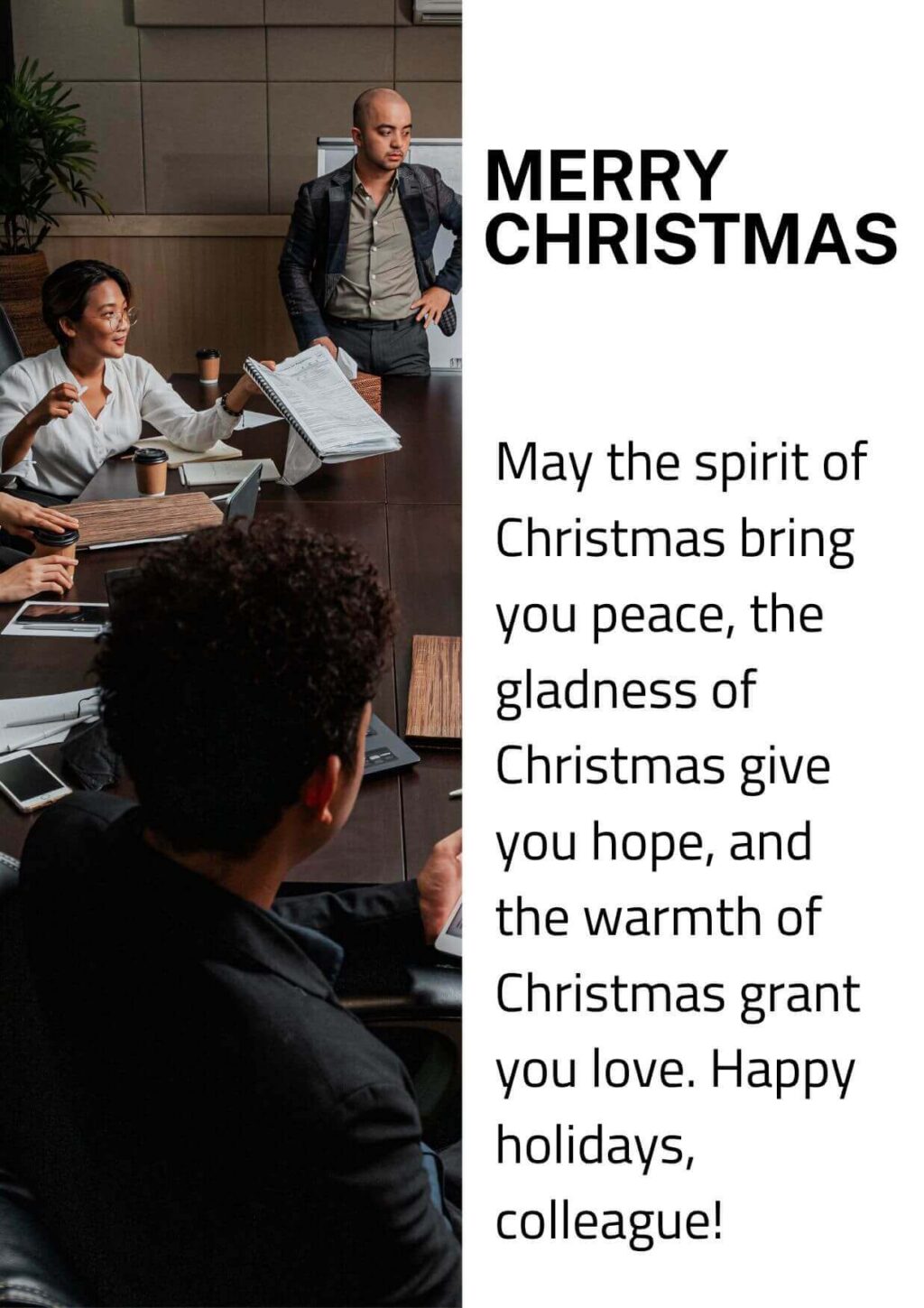 70 Merry Christmas Wishes for Colleagues 2025 with Images - Quotes Square