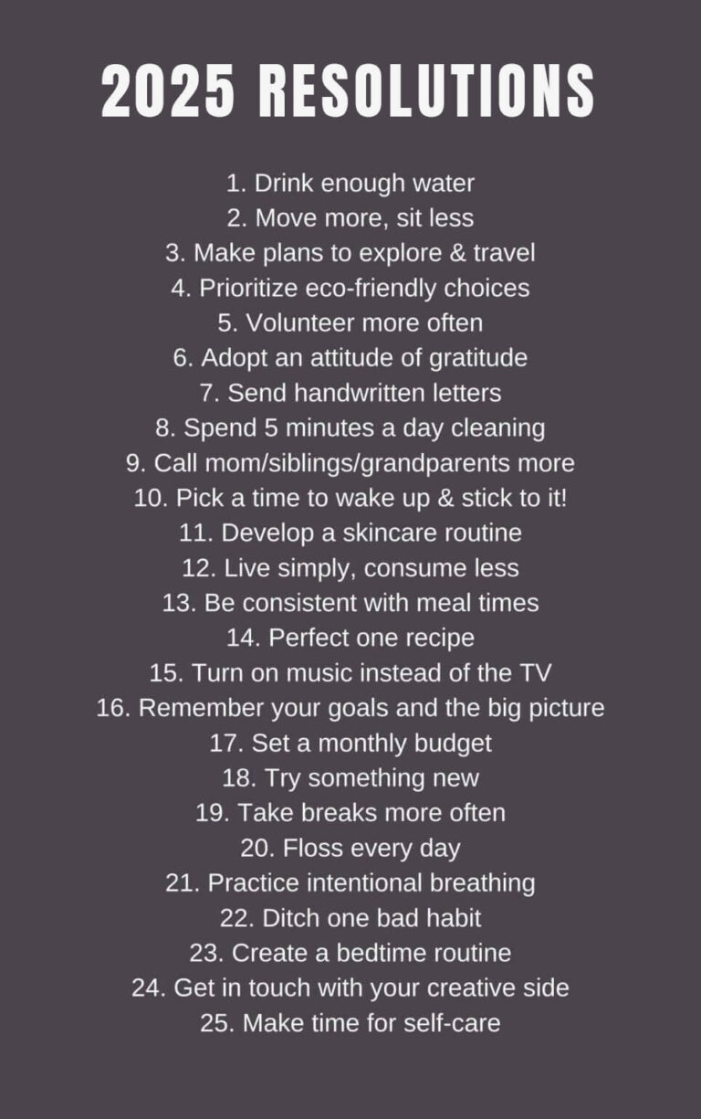 200+ Happy New Year's Resolutions 2025 (with Images) - Quotes Square