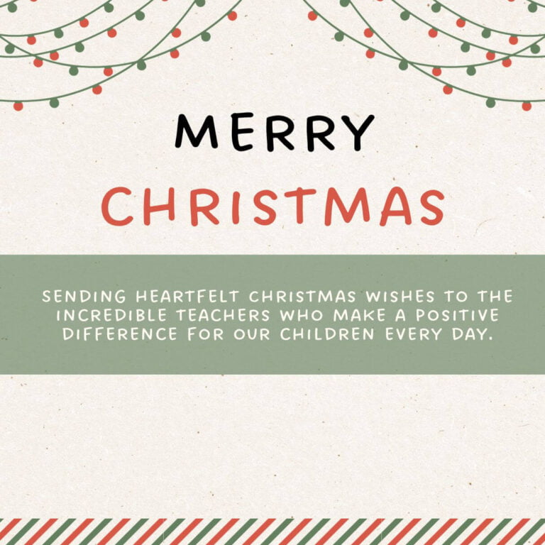 100 Merry Christmas Wishes for Teachers 2023 with Images - Quotes Square