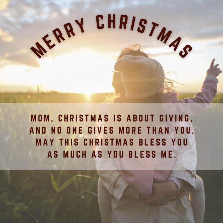 150 Best Christmas Wishes for Mother (Mom) 2025 - Quotes Square