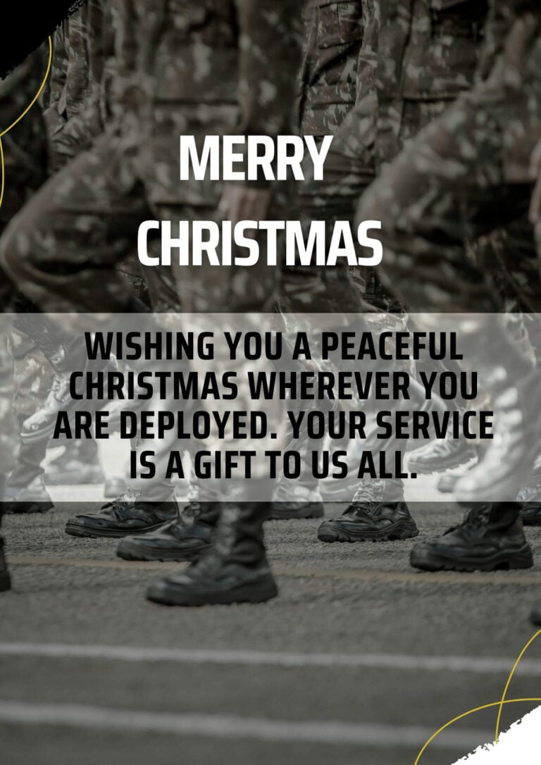 100 Christmas Wishes for Deployed Soldiers and Troops 2025 - Quotes Square