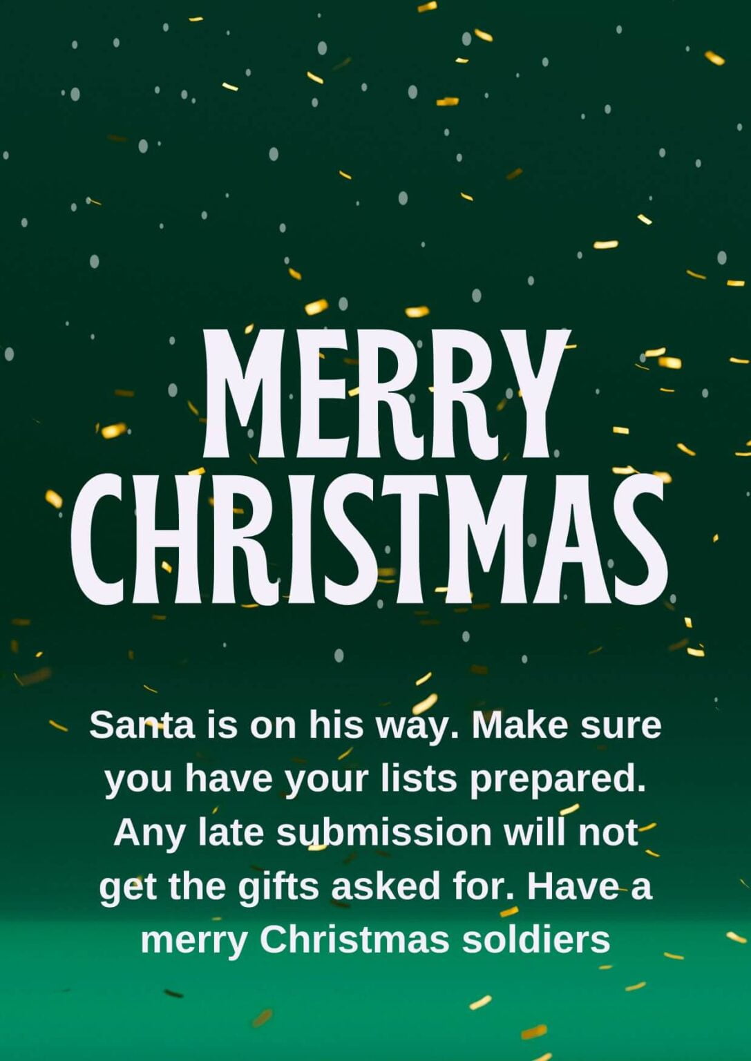 100 Christmas Wishes for Deployed Soldiers and Troops 2025 - Quotes Square